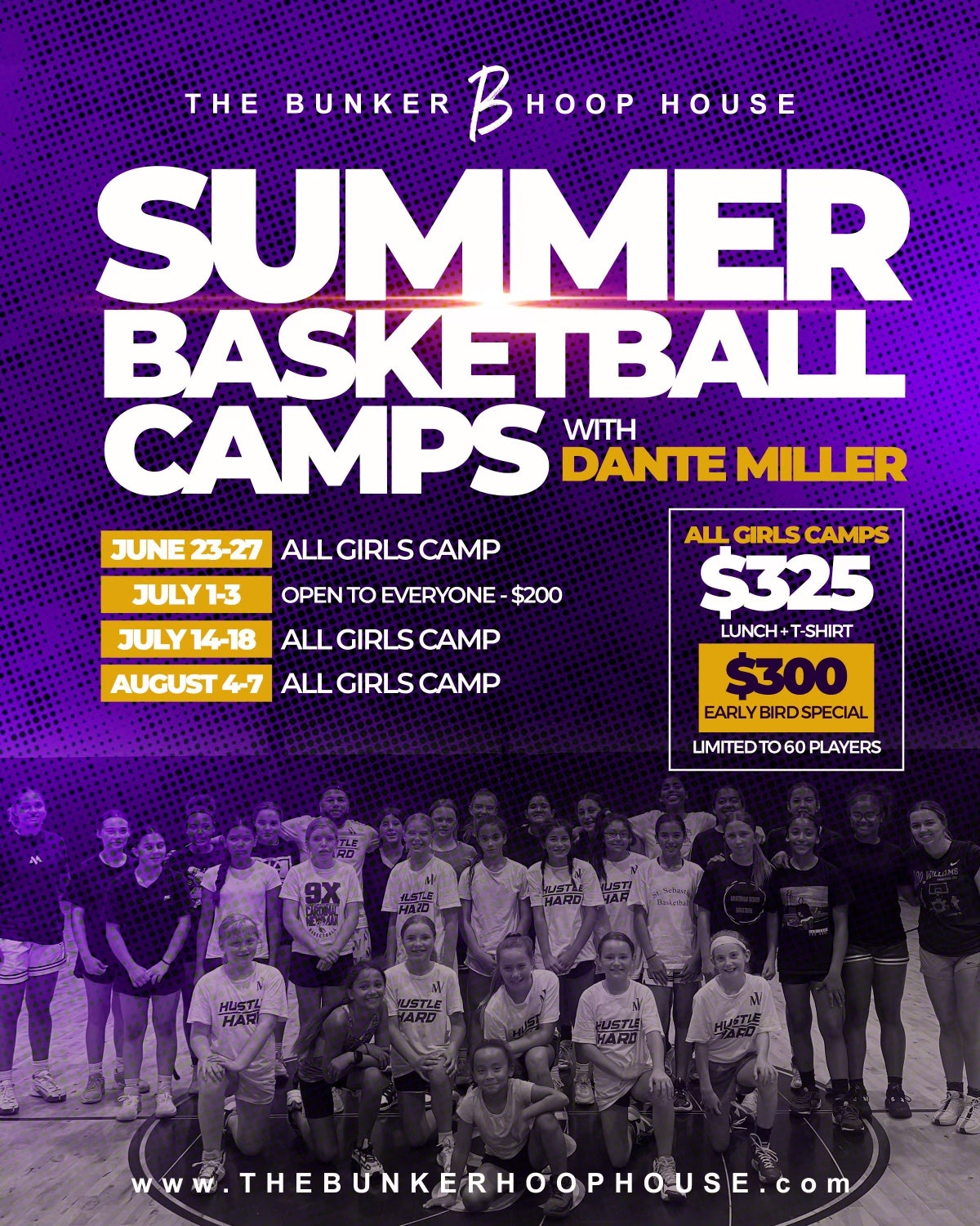 Camps & Clinics – The Bunker Hoop House